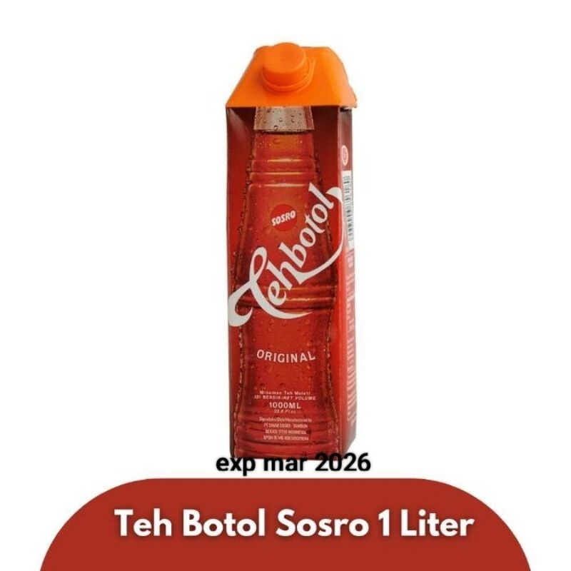 Jual TEH BOTOL KOTAK 1L | Shopee Indonesia