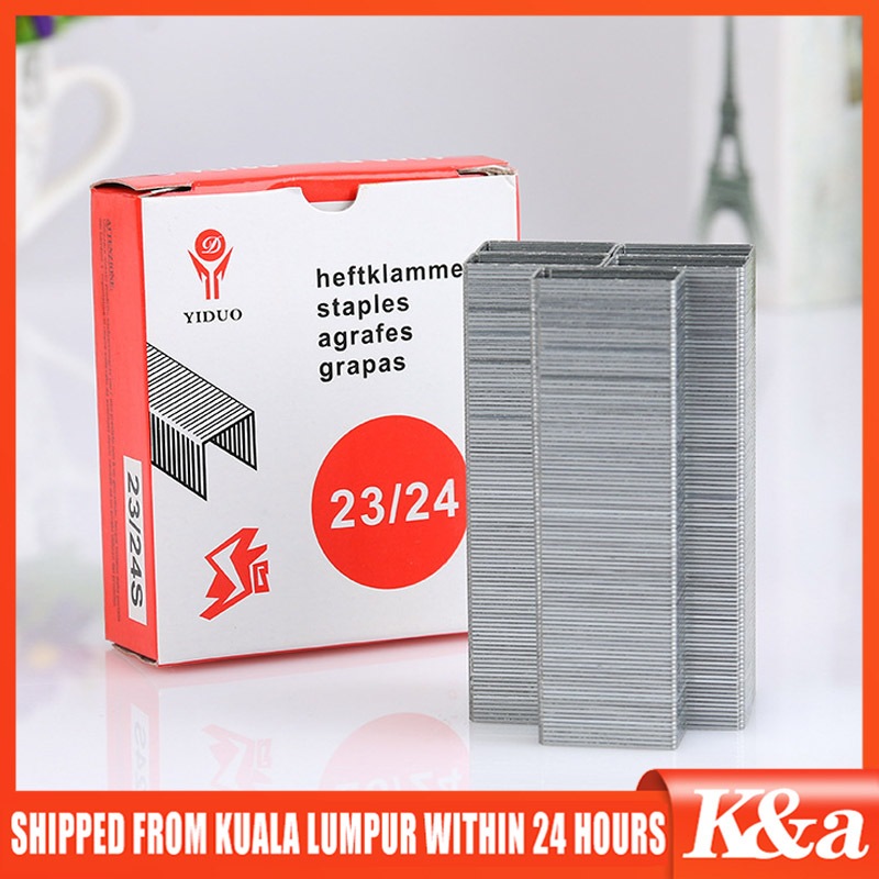 Jual Isi Staples Hekter 1000Pcs 23/13 23/24 Isi Stapler Refill Stapler ...