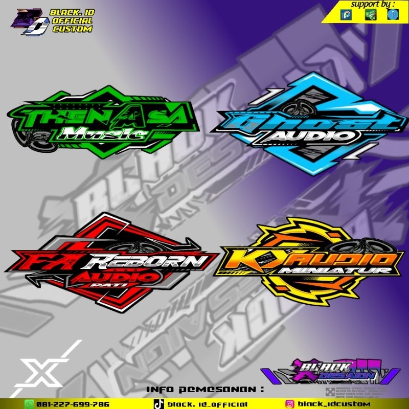 Jual Jasa Desain logo Racing / Logo banner/ Logo sticker/ logo komunitas/ Desain simple | Shopee ...