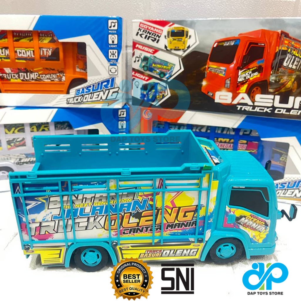 Jual Mainan Truk Oleng Basuri - Miniatur Truk Oleng Ada Musik ...