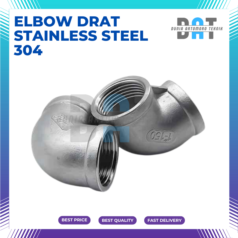 Jual 2" Elbow SS304 / Knee Drat Dalam Stainless Steel 2 Inch | Shopee Indonesia