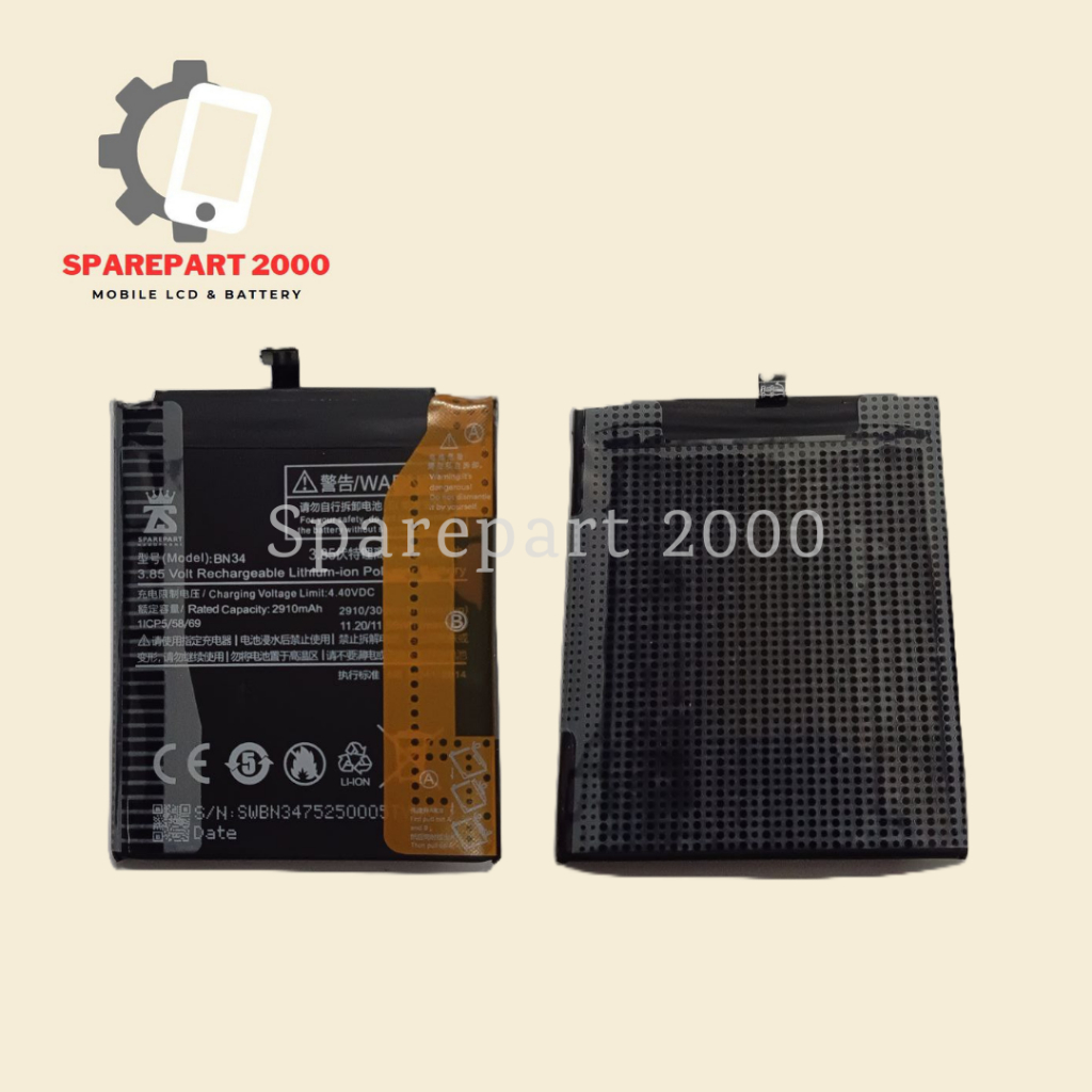 Jual BATTERY XIAOMI BN34 (REDMI 5A) | Shopee Indonesia