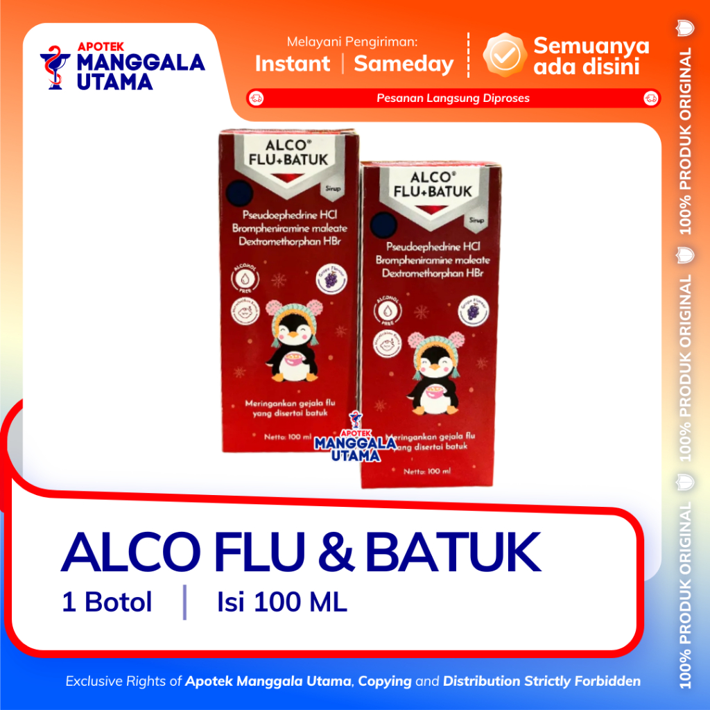 Jual ALCO FLU DAN BATUK SIRUP 100 ML | Shopee Indonesia