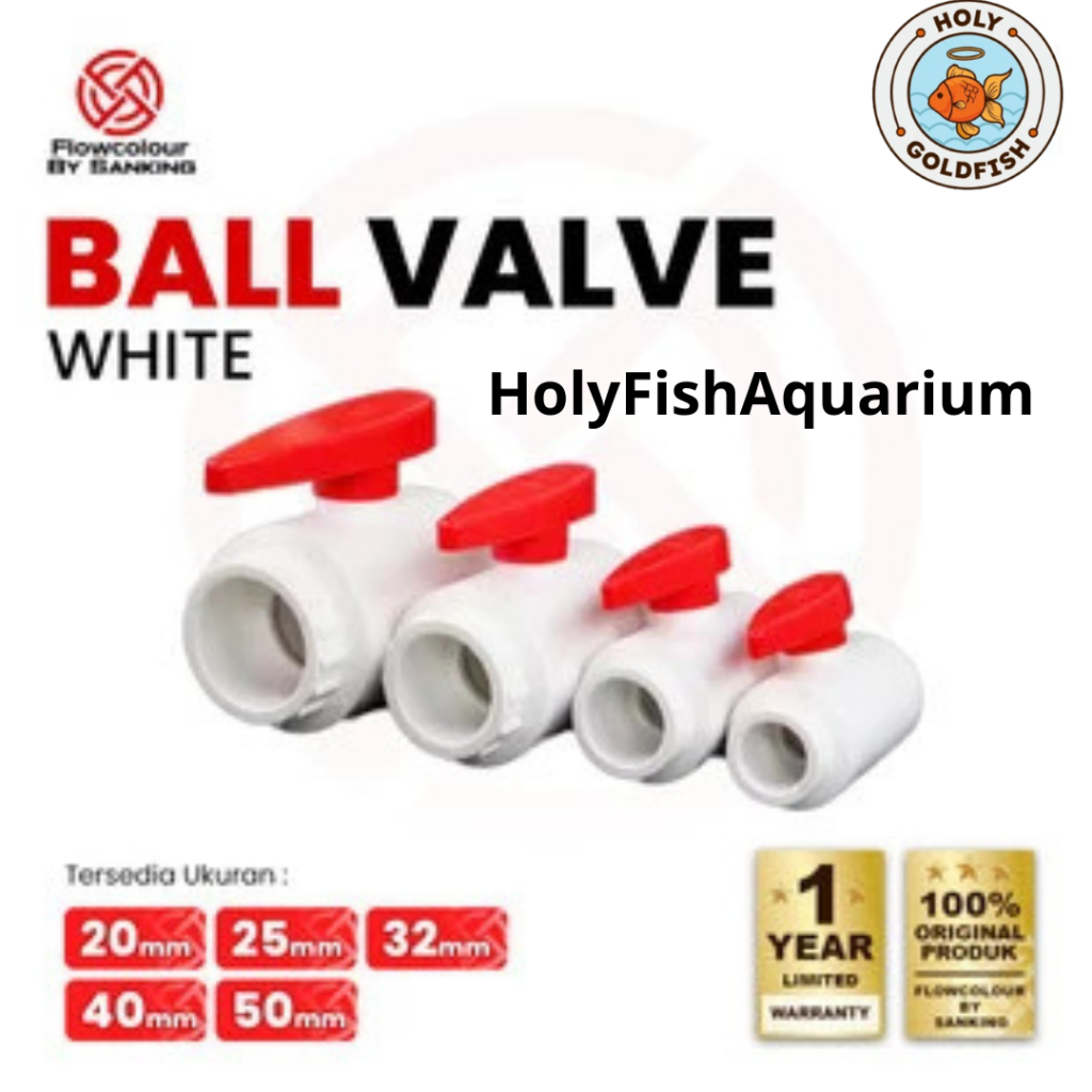Jual Flowcolour Ball Valve PVC pipe / Stop Kran by San King pipa ...