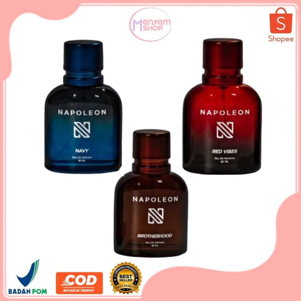 Jual NAPOLEON Parfum Pria EDP 65ml - Parfum Pria | Tahan lama | Shopee Indonesia