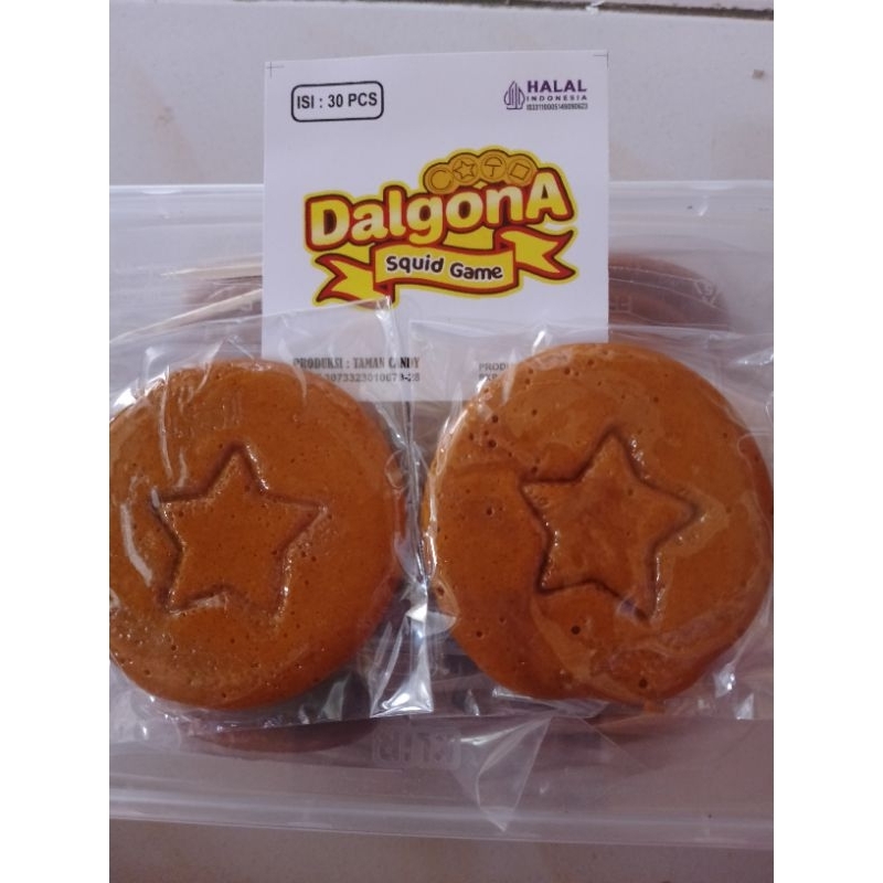 Jual PERMEN DALGONA SQUID GAME ISI 30 PCS | Shopee Indonesia