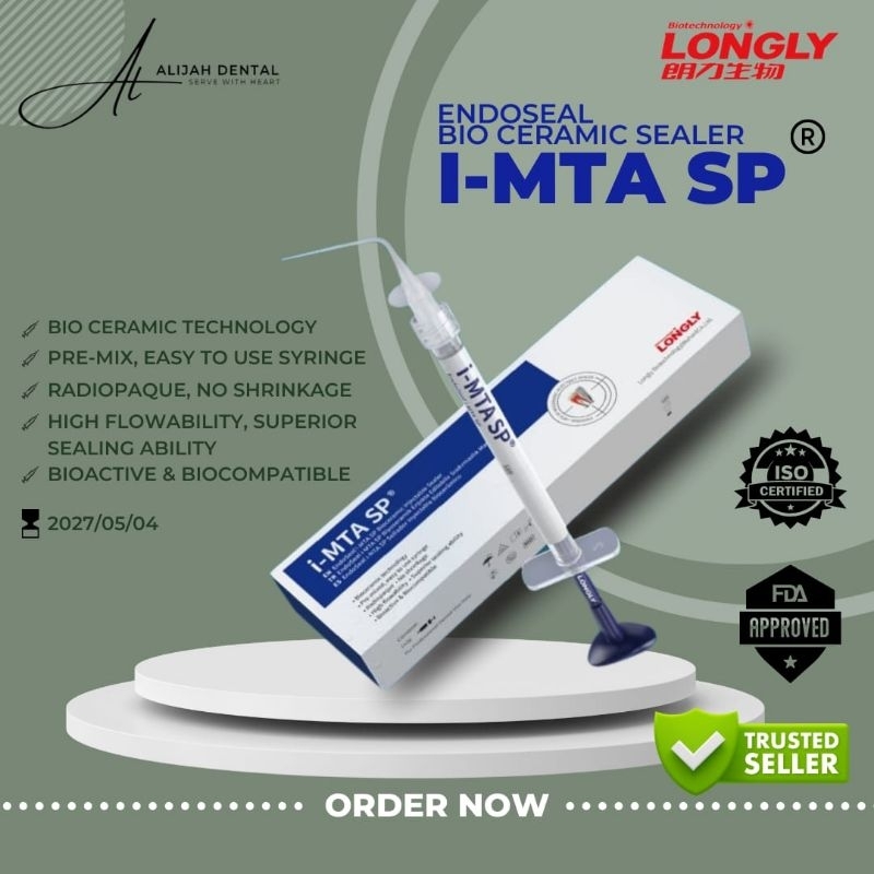 Jual Bioceramic / I-MTA Root Canal Sealer and Repair Material/ Longly ...