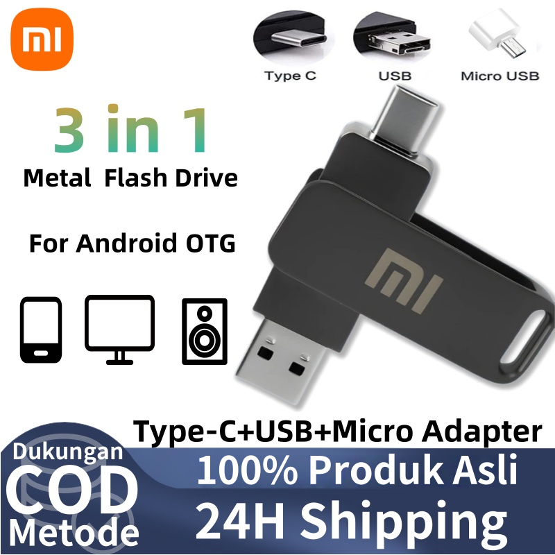 Jual Mi Flashdisk OTG TYPE-C Flashdisk Kecepatan Tinggi 128GB/256GB ...