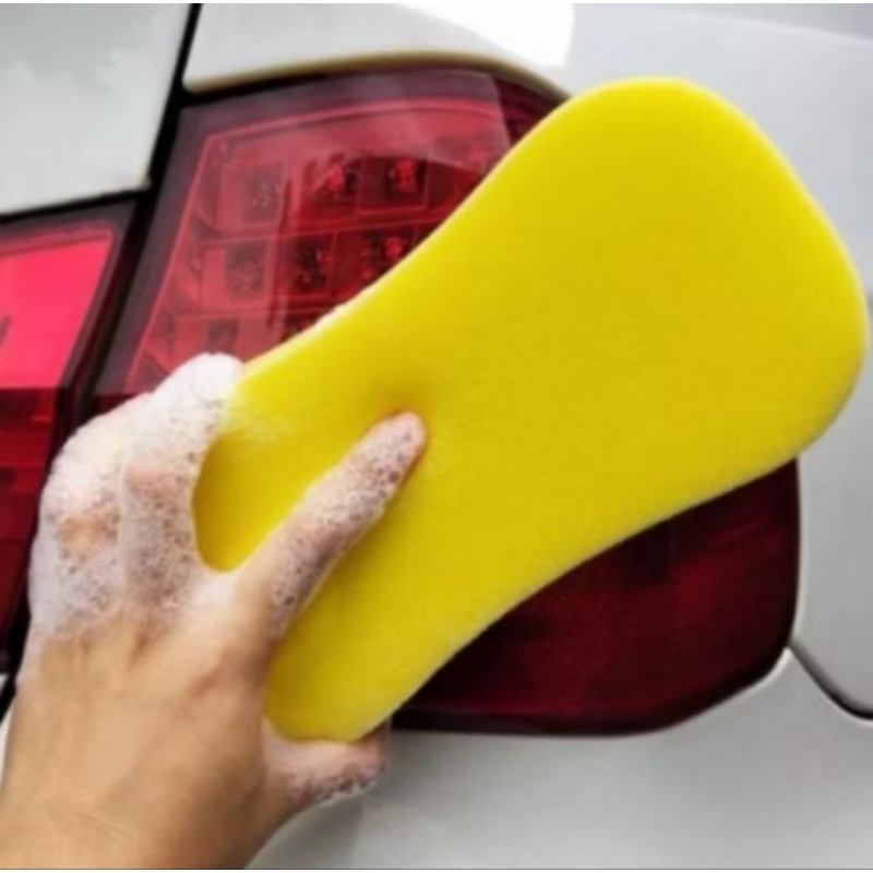 Jual Sponge Busa Cuci Mobil Motor - Piring Kuning 8 / Busa Foam Wash ...