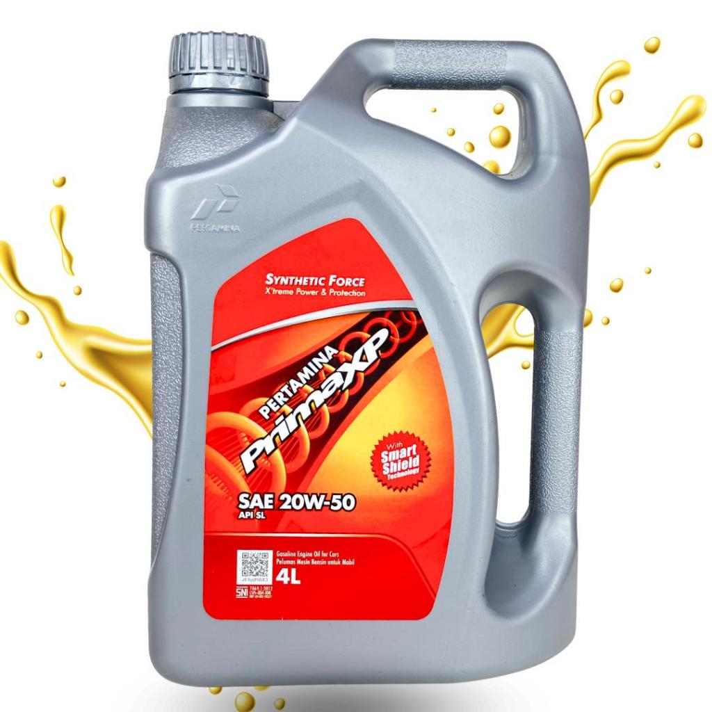 Jual OLI PERTAMINA PRIMA XP SAE 20W-50 4L Galon | Shopee Indonesia