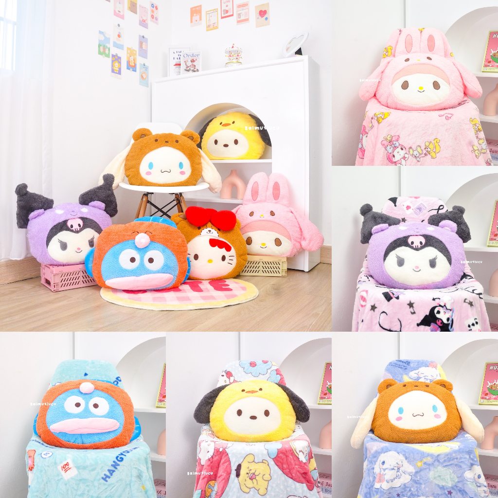 Jual BALMUTLUCU | Bantal Selimut Balmut Cute Costume Sr | Boneka Selimut Karakter Cinnamoroll My ...