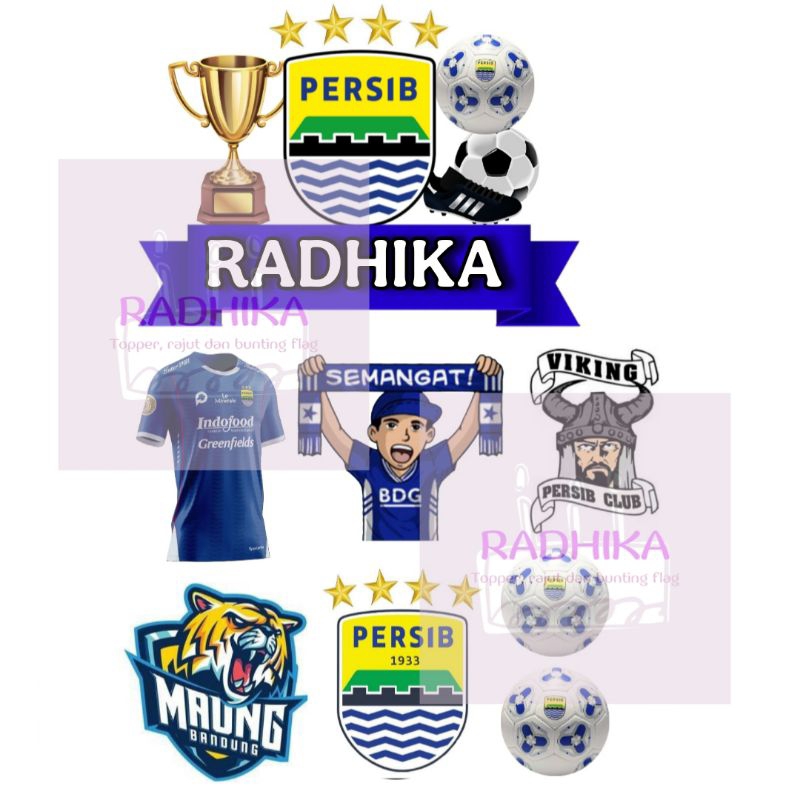 Jual Topper cake kue sepakbola persija persib persebaya arema | Shopee ...