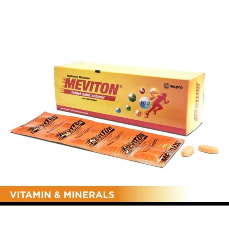 Jual MEVITON MULTIVITAMIN STRIP 10 TABLET | Shopee Indonesia