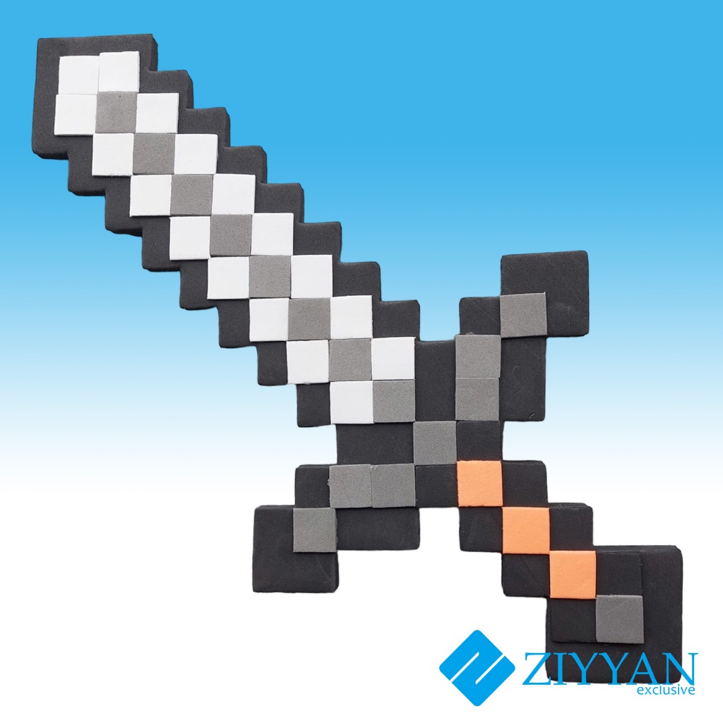 Jual MAINAN PEDANG MINECRAFT / MINE CRAFT IRON SWORD | Shopee Indonesia