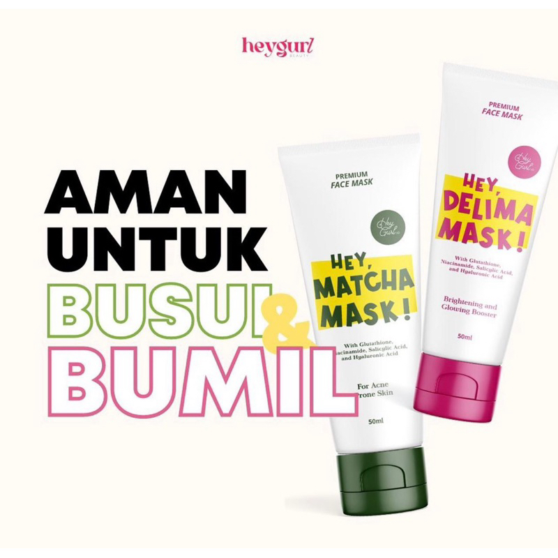 Jual Heygurl Hey Delima Mask Brightening and Glowing Booster | Heygurl ...