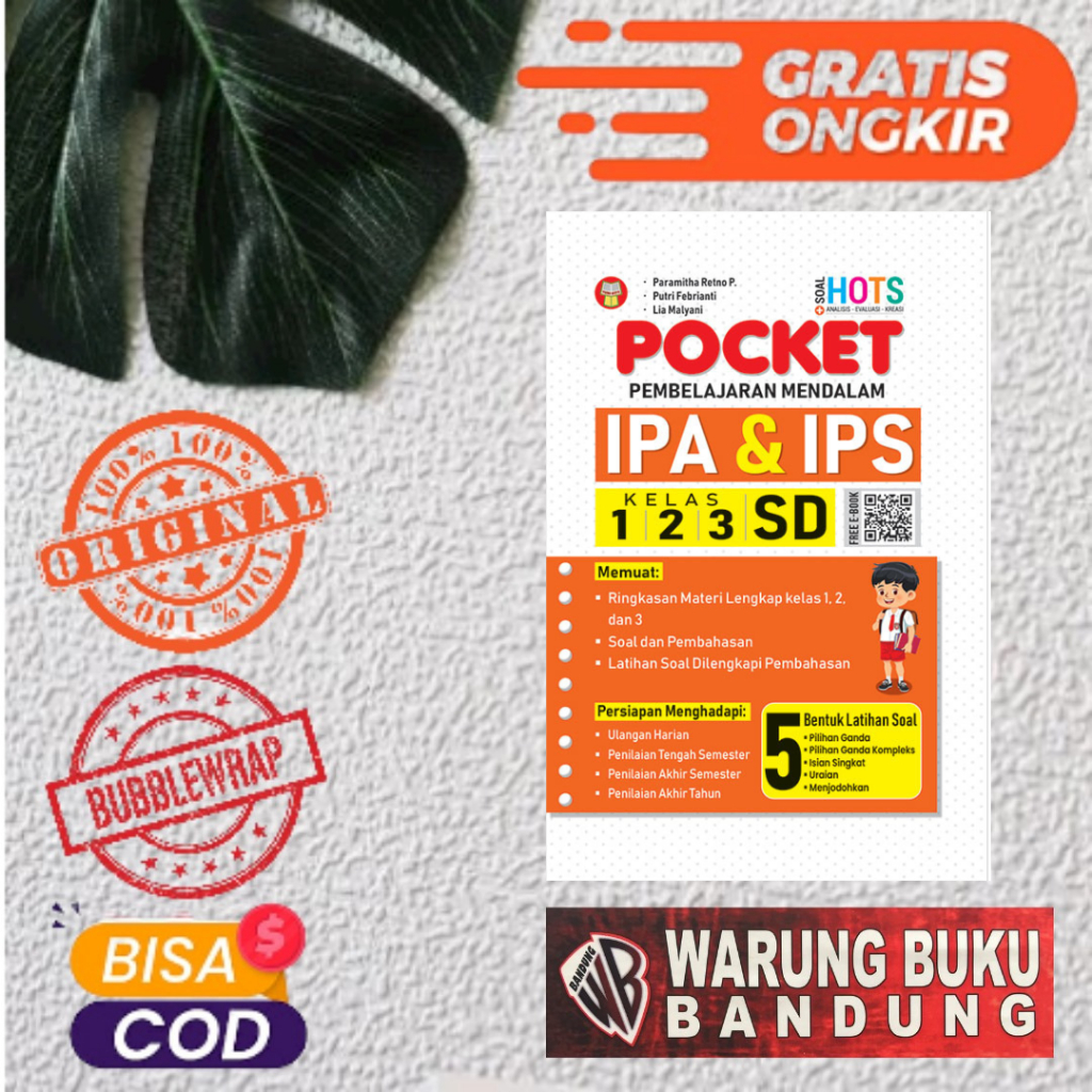 Jual BUKU POCKET IPA & IPS UNTUK SD KELAS 1, 2, DAN 3 - YRAMA WIDYA ...