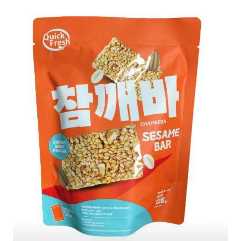 Jual SNACK SEHAT QUICK FRESH SESAME BAR 126GR ORIGINAL TERMURAH ...
