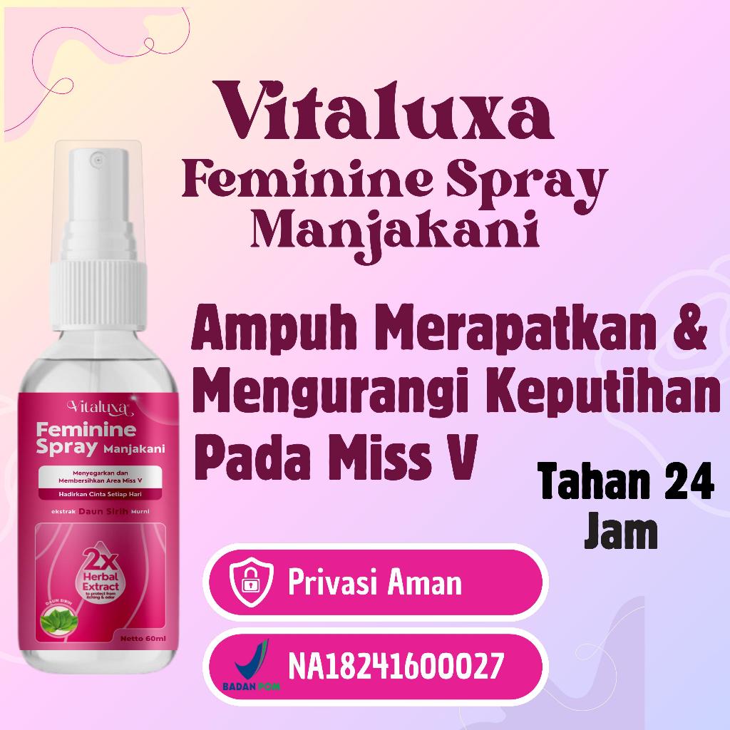 Jual Perapat miss v permanen VITALUXA FEMININE SPRAY perawatan miss v ...