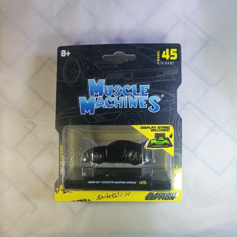 Jual Muscle Machines Toyota Supra MK4 Hitam Tooned | Shopee Indonesia