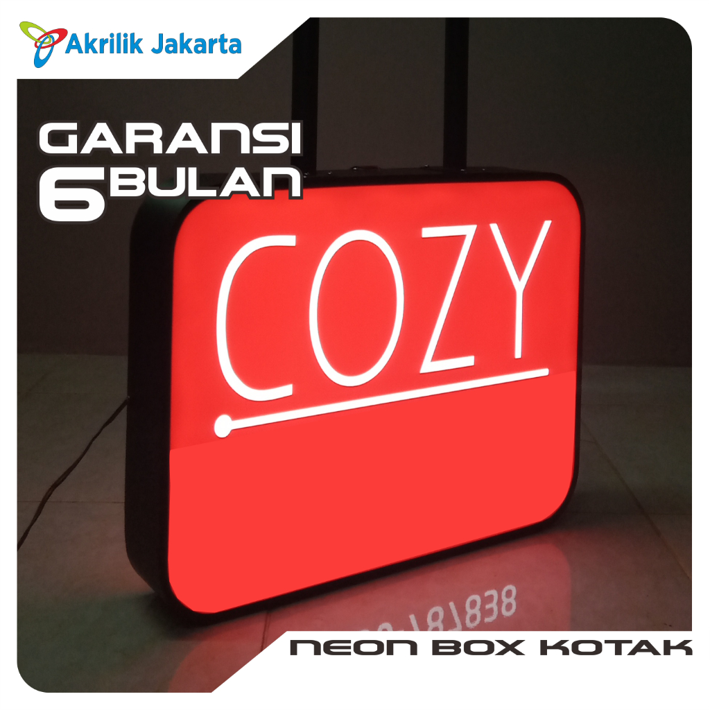 Jual Neon box outdoor frame aluminium kokoh tahan karat | Kotak custom ...
