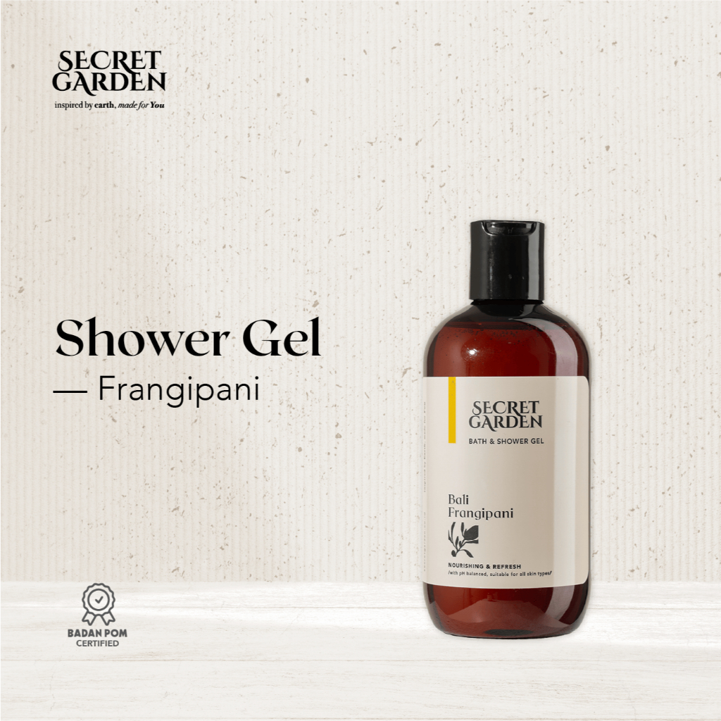 Jual Secret Garden - Bath & Shower Gel Bali Frangipani 250ml | Body ...