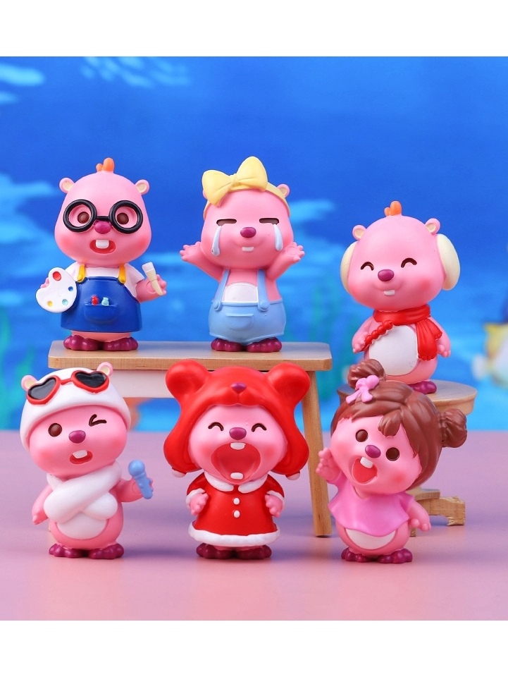 Jual winter loopy blindbox pajangan resin aesthetic blind box boneka ...