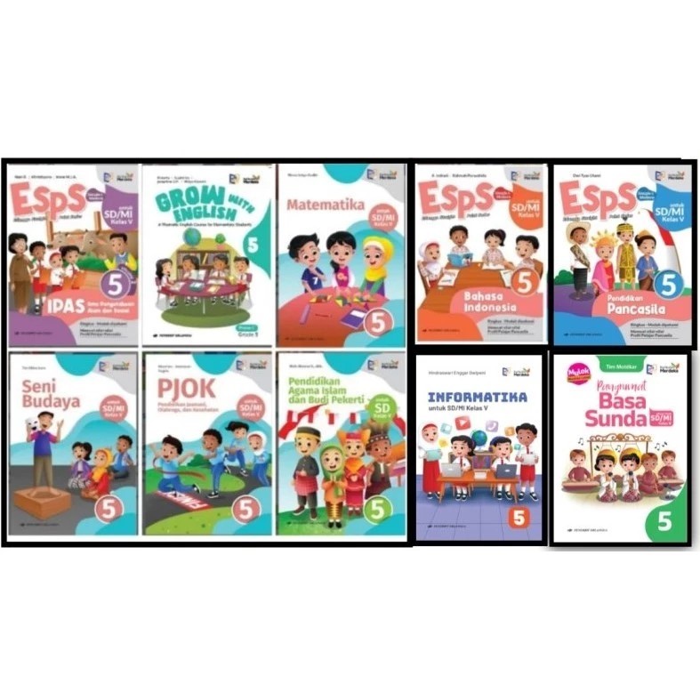 Jual Buku ESPS Kurikulum Merdeka Kelas 5 SD/MI - Matematika IPAS Bahasa Indonesia Pendidikan ...