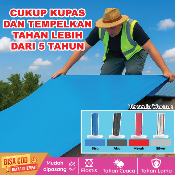 Jual Membrane Waterproofing Pelapis Atap Anti Bocor Color Steel Tile ...