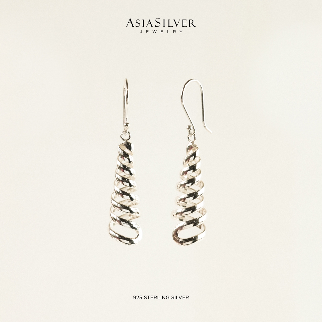 Jual Asia Silver Twister Silver Earrings Anting Perak Bali | Shopee ...