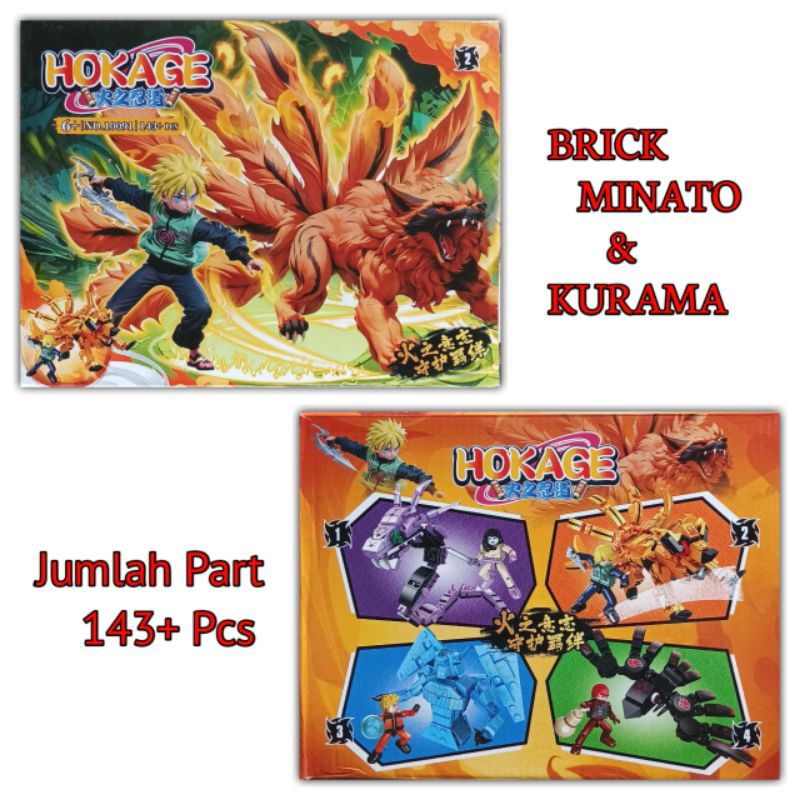 Jual PROMO SEGERA Brick Lego Minato & Kurama Besar Dan Bagus | Shopee ...