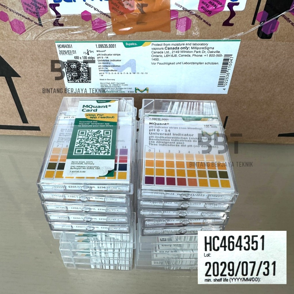 Jual Merck Universal PH Paper 0-14 / Supelco Kertas PH / Kertas Lakmus ...