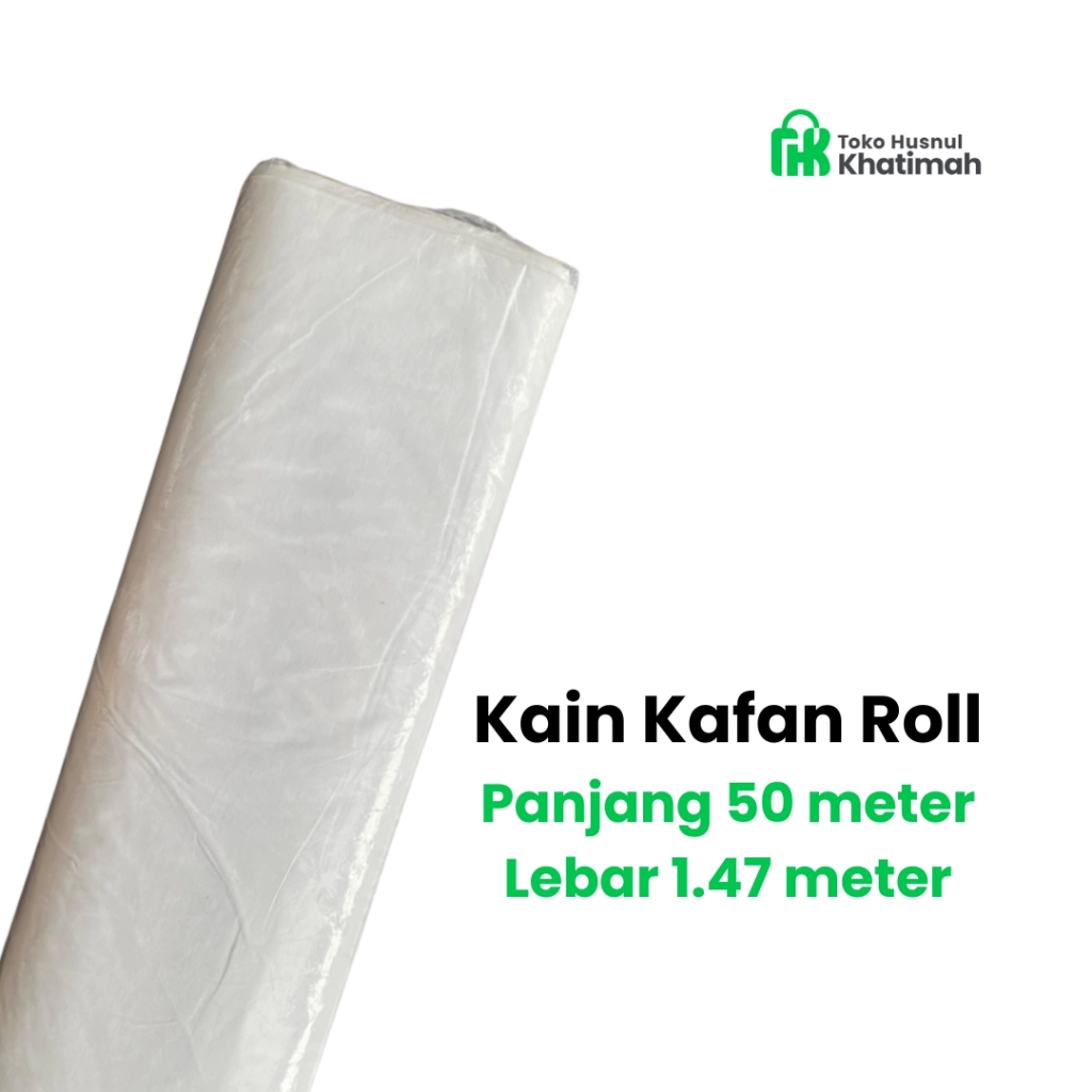Jual Per Roll Kain Kafan Roll (50 meter) Kain Kafan Roll-Rollan Kain ...