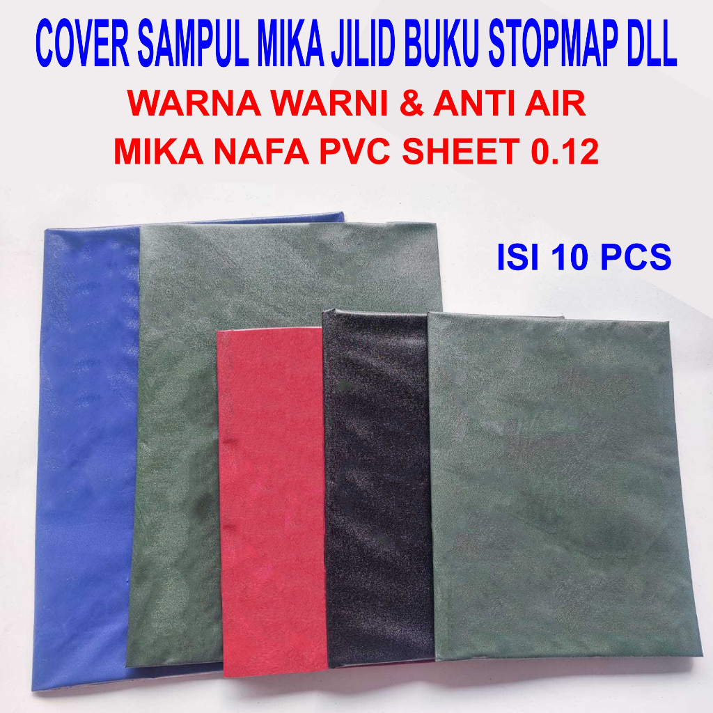 Jual Cover Sampul Mika Jilid Buku Stopmap Raport Anti Air Warna Warni ...