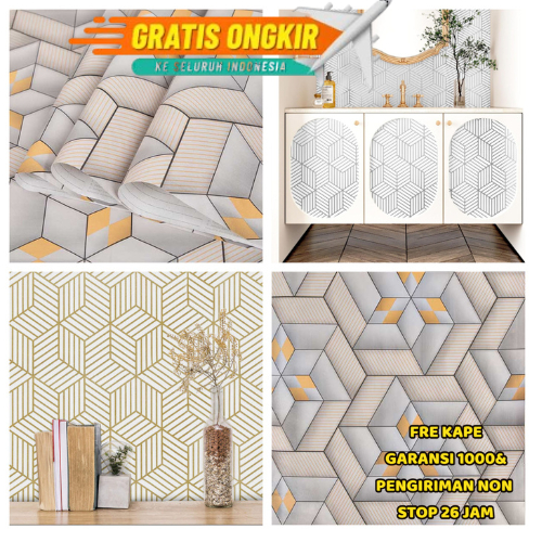 Jual COD - PROMO Wallpaper Sticker Dinding Walpaper Stiker Ruang Tamu ...
