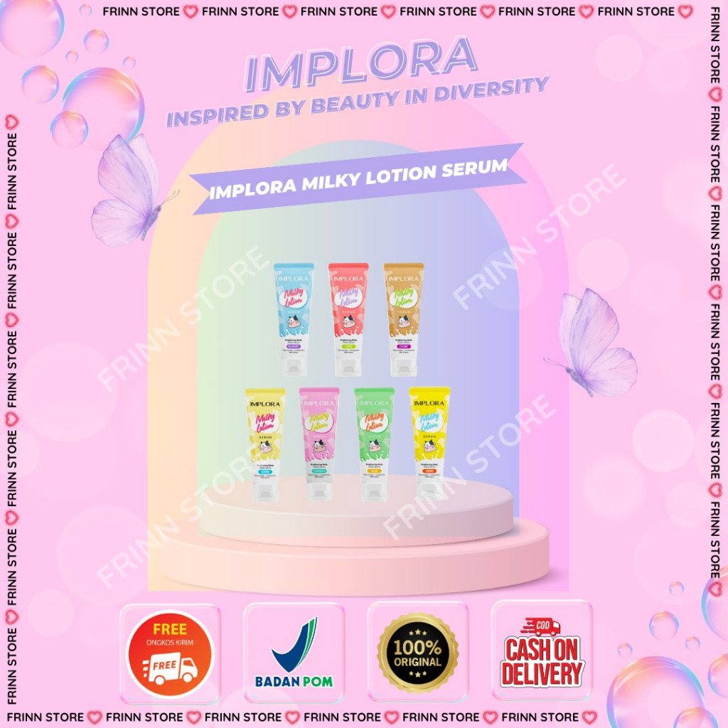 Jual IMPLORA - MILKY LOTION SERUM 50GR ALL VARIANT | Shopee Indonesia