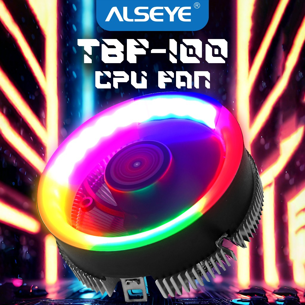 Jual Alseye Fan Processor Intel AMD CPU Cooler RGB TBF 100 | Shopee ...