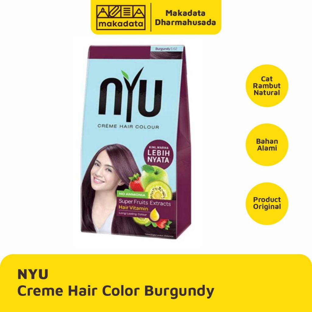 Jual PEWARNA RAMBUT | CAT RAMBUT NYU CREME HAIR COLOR | Shopee Indonesia