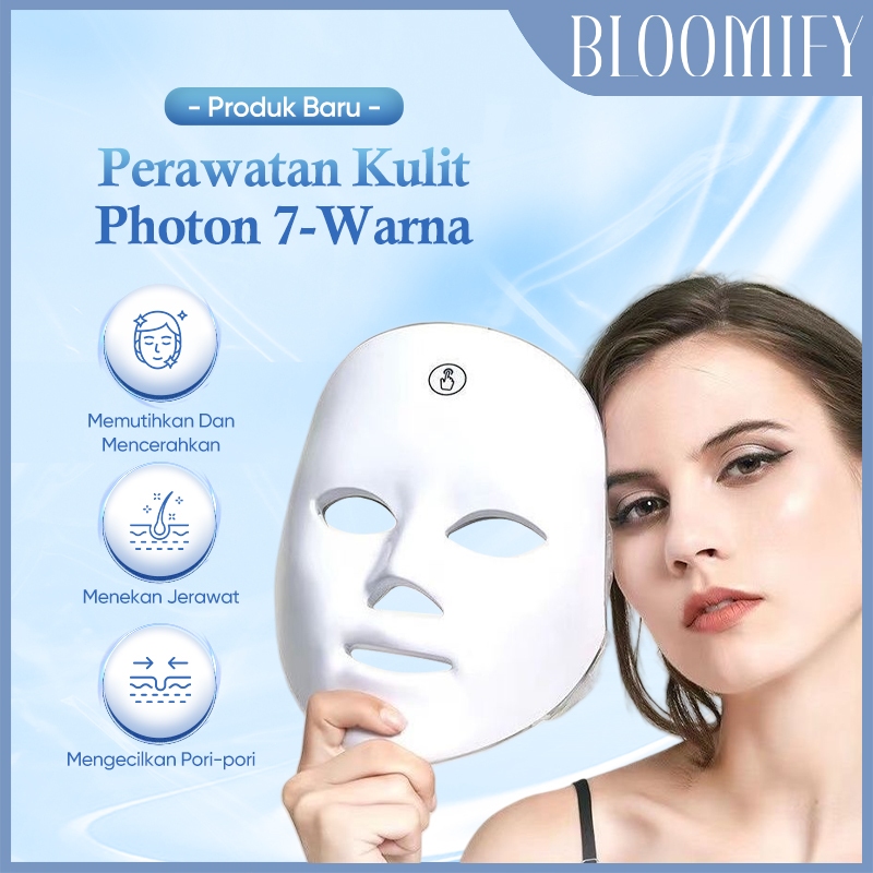 Jual BLOOMIFY LED Photorejuvenation Mask Peremajaan Kulit Pemutih ...