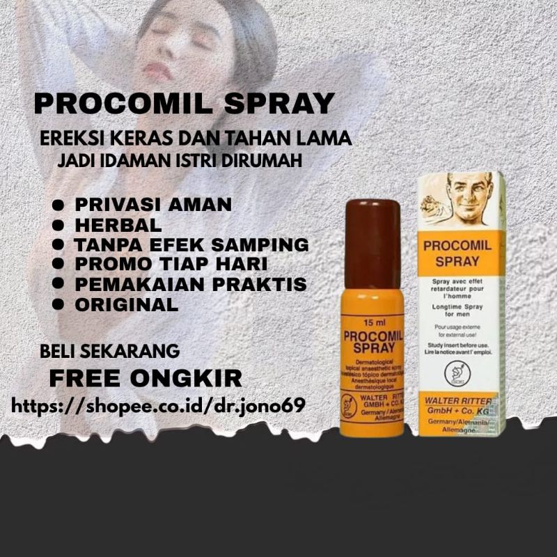 Jual PROCOMIL SPRAY ORIGINAL PROCOMIL SEMPROT 100% ASLI TAHAN LAMA | Shopee Indonesia