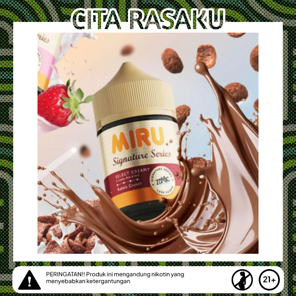 Jual MIRU SIGNATURE SERIES SELECT MIRU RABBIT CRUNCH CREAMY 2X60ML ...