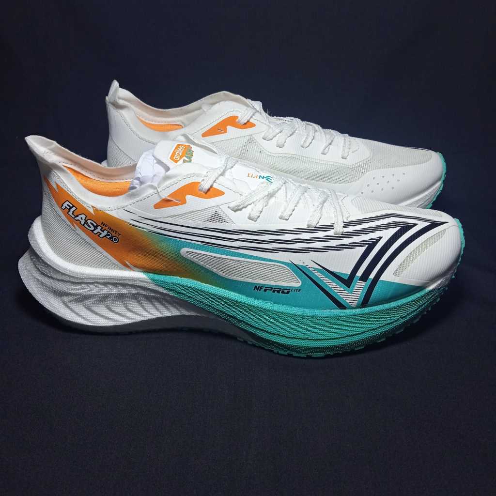 Jual Sepatu Running Ardiles Nfinity Flash 2.0 White Sunrise | Shopee Indonesia