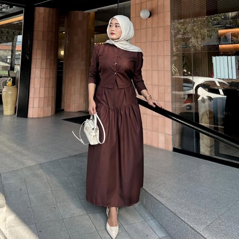 Jual Zea Oneset/Blouse dan Rok/Blouse/Rok/New Model | Shopee Indonesia