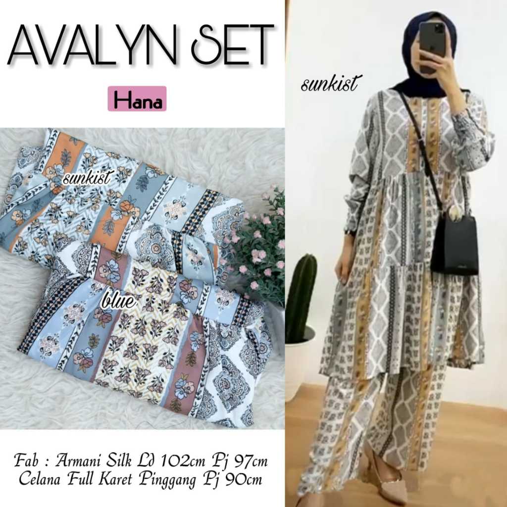 Jual Pakaian Wanita HQ AVALYN SET From hANA FASHION STORE | Shopee ...