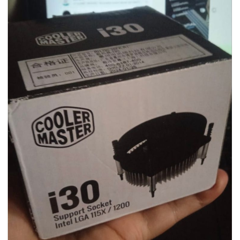 Jual FAN PROCESSOR COOLER MASTER i30 FAN LGA 1155 LGA 1150 INTEL ...