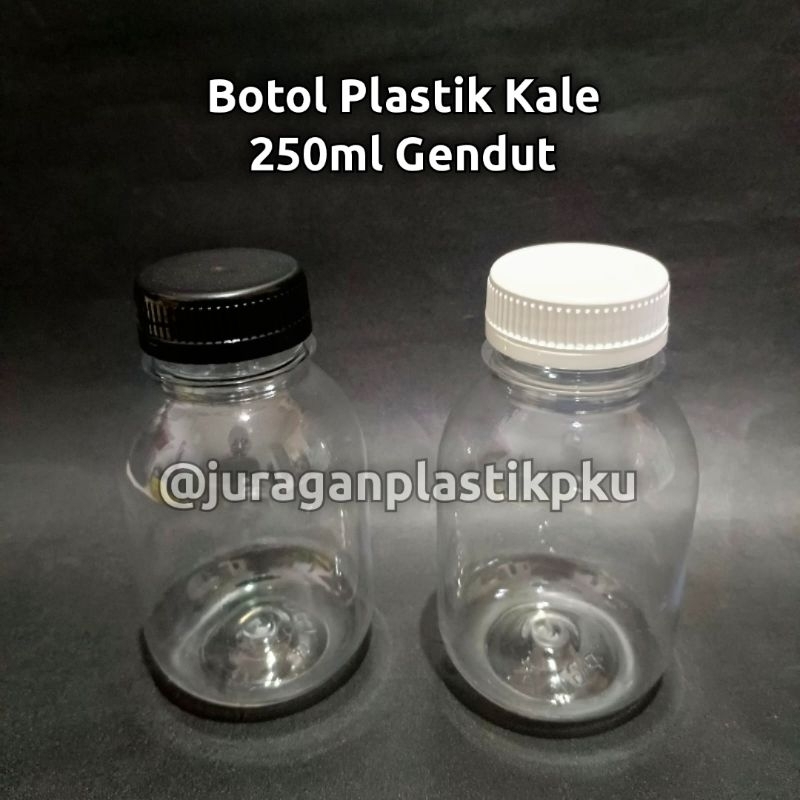 Jual Botol Plastik Kale Gendut 250 ml | Botol Chubby Gemoy 250ml Tebal Bulat | Shopee Indonesia
