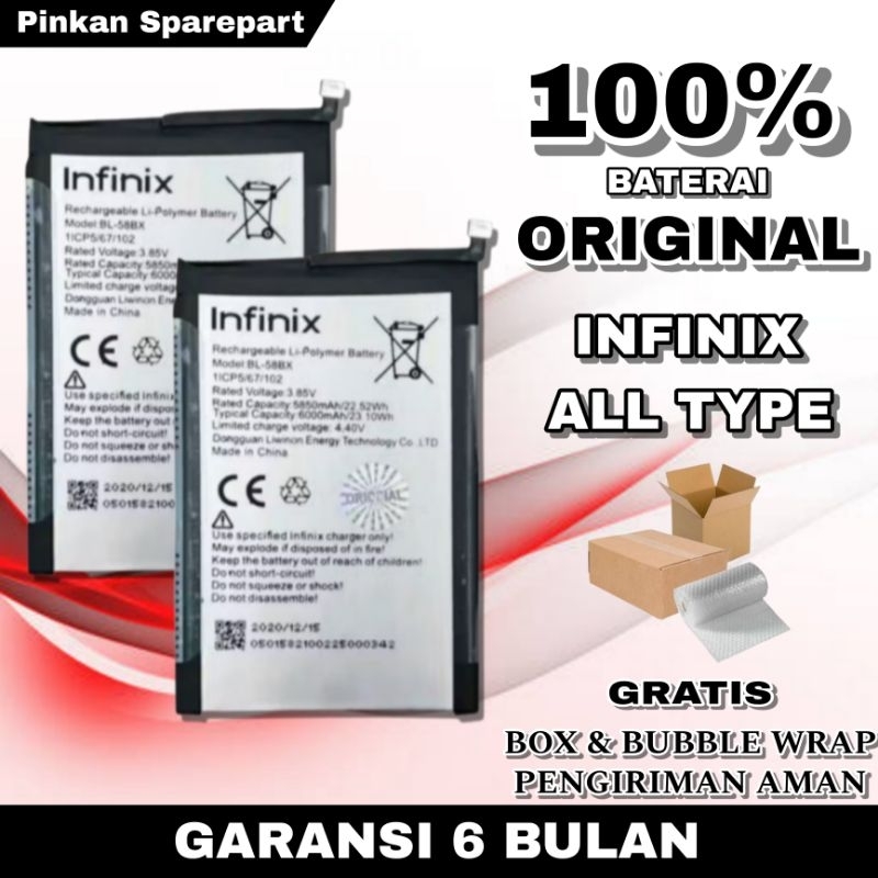 Jual BATERAI BATERE BATRAI BATTERY BATU BATRE INFINIX HOT 5 6 7 8 9 9 ...