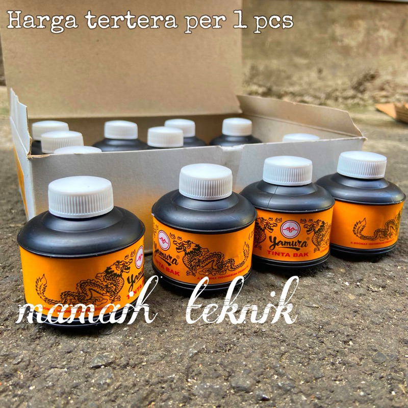 Jual Tinta sipatan / Tina Yamura / Tinta Naga / Tinta kaligrafi Hitam ...