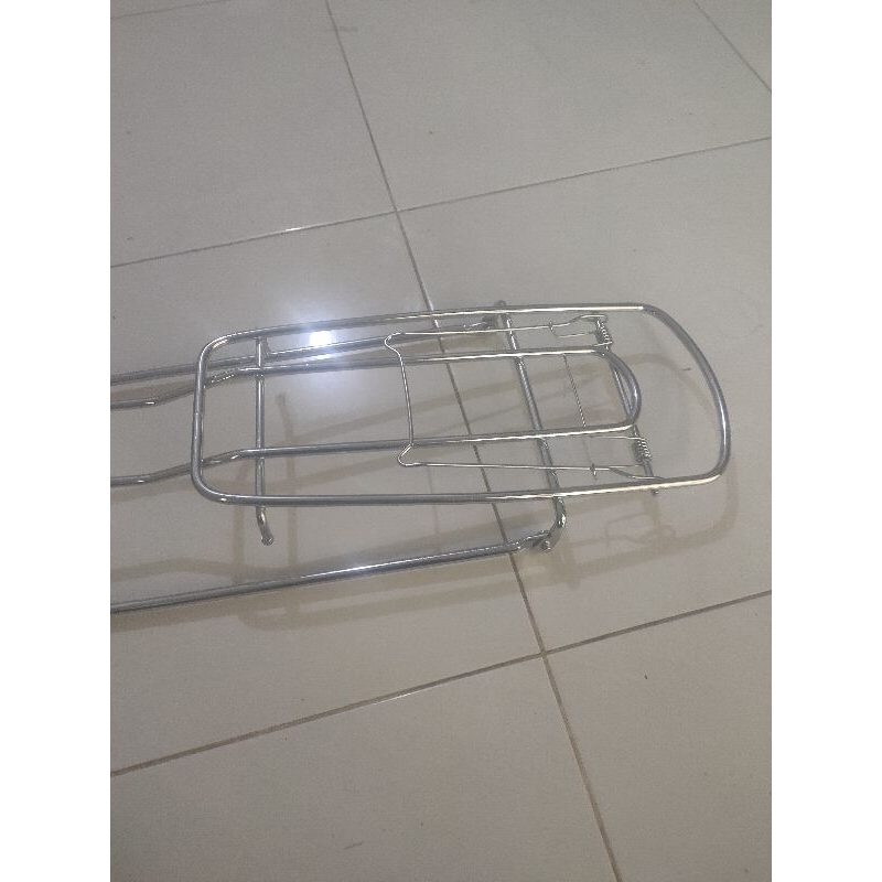 Jual rak bagasi boncengan besi sepeda 26 Atlantis silver | Shopee Indonesia