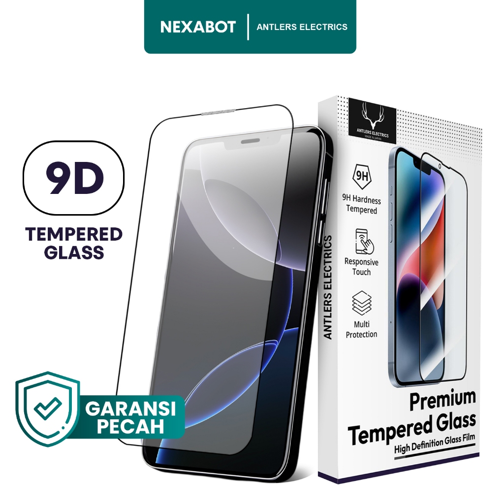 Jual Nexabot AntiGores 9D HD Tempered Glass Screen Protector For iPhone ...