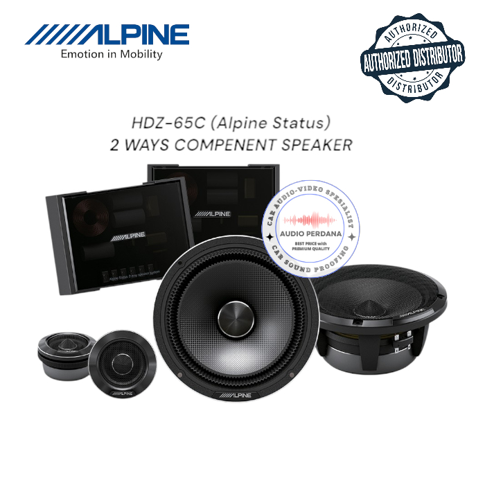 Jual Speaker Alpine HDZ 65C Alpine Status Split 2 Way Hi-Res Audio ...